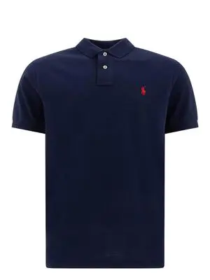 Polo Ralph Lauren Pique Polo Shirt - Blue