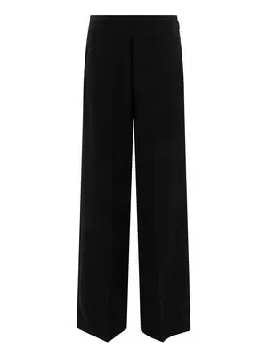 F.IT Solid Color Trousers - Black