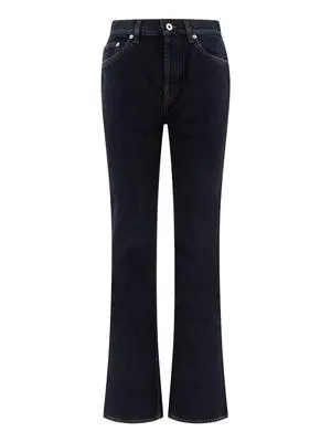 Burberry High-rise Bootcut Jeans - Blue