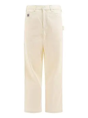 BODE Cotton Work Trousers - White
