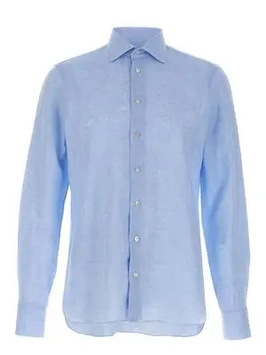 BORRIELLO NAPOLI Nigel' Shirt - Light Blue