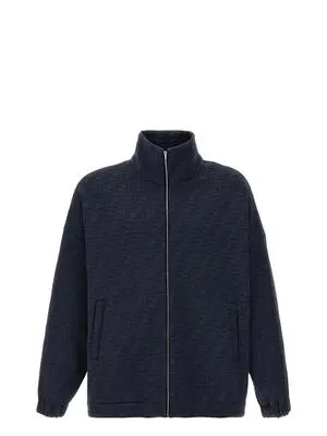 Fendi Ff Monogram Sweatshirt - Blue