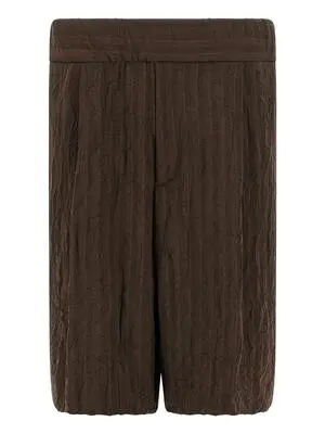 Dries Van Noten Plato' Bermuda Shorts - Brown