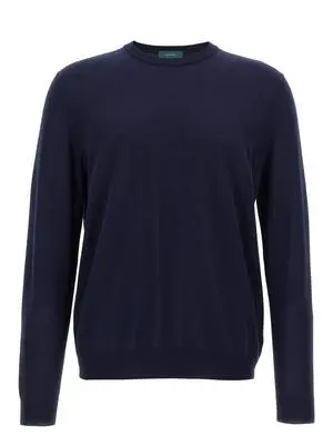 ZANONE Cotton Sweater - Blue