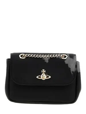 VIVIENNE WESTWOOD Small Purse Chain Shoulder Bag - Black