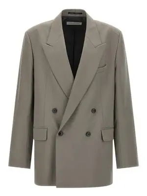 Dries Van Noten Bishop' Blazer - Gray