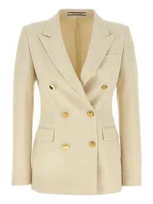 Tagliatore Parigi Double-breasted Blazer - Beige