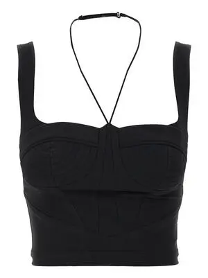 NENSI DOJAKA Shaped Top - Black