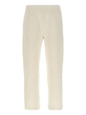 Fendi Ff Monogram Joggers - White