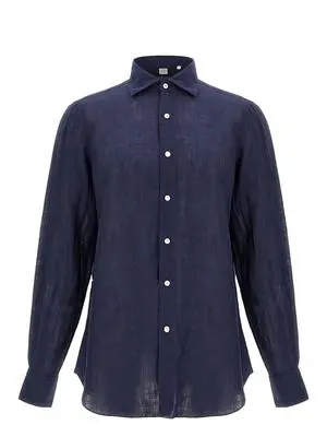 FINAMORE 1925 Gaeta' Shirt - Blue