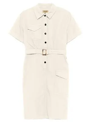 Woolrich Cotton Shirt Dress - Beige