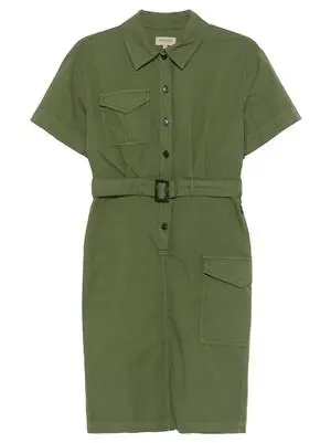 Woolrich Cotton Shirt Dress - Green