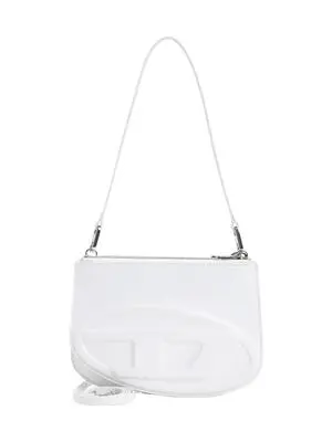 DIESEL® 1 Dr Twin Leather Shoulder Bag - White