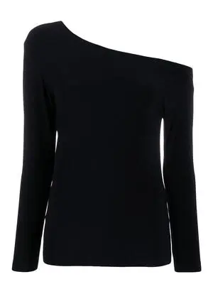 Norma Kamali Long Sleeve Top - Black