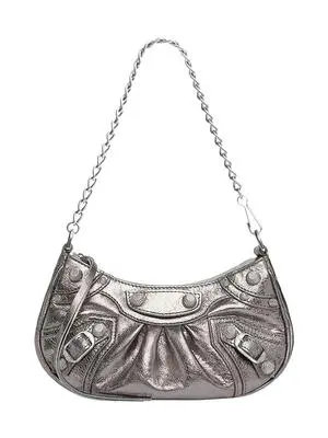 Balenciaga Le Cagole Mini Bag With Chain - Silver
