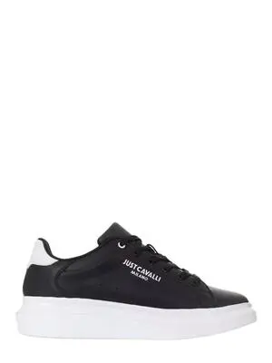 Just Cavalli Logo Sneakers - Black