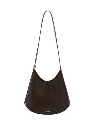 JIL SANDER Small Eldorado Shoulder Bag - Brown