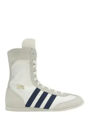 Adidas Japan Mid High-top Sneakers - Cream White/dark Blue/gold Metallic