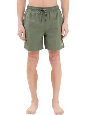 KATIN Poolside Volley Swim Trunks 6.25 - Olive