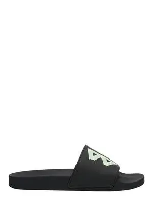 Balenciaga Bb Logo Pool Slides - 1090 Black/yellow