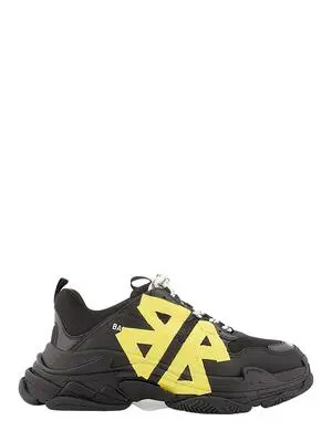 Balenciaga Balenciaga Triple S Tape Mesh Sneakers 1070 Black/yellow