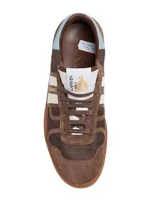 LANVIN Clay Mesh Low-top Sneakers - Ecru/bronze