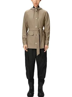 Rains Curve Jacket - Beige