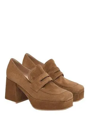 GIANVITO ROSSI Rouen 45 Mocassin Loafer - Brown Suede