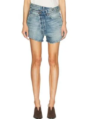 R13 Crossover Short - Bain Blue