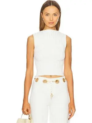 Cult Gaia Anzu Knit Top - Off White