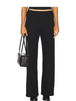 LESET Lauren Wide Leg Pant - Black