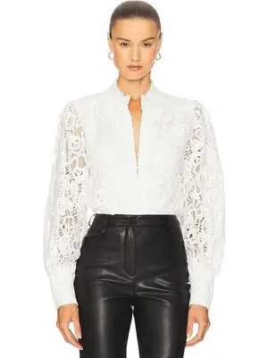 Bardot Remy Lace Bodysuit - Orchid White