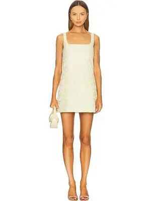 Amanda Uprichard Amanda Uprichard Rinaldi Mini Dress Cornsilk