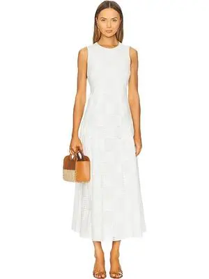 IVY OAK Marca Rose Maxi Dress - Snow White