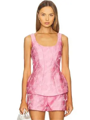 Amanda Uprichard Empire Top - Light Pink