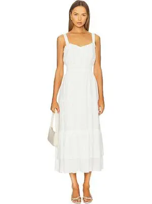 Paige Persimmon Dress - White