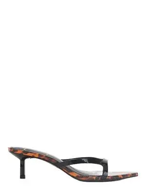 BLACK SUEDE STUDIO Emilia 50 Mule - Tortoise Patent Leather