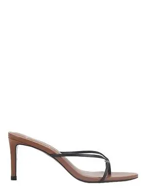 BLACK SUEDE STUDIO Jade 65 Sandal - Chestnut Leather