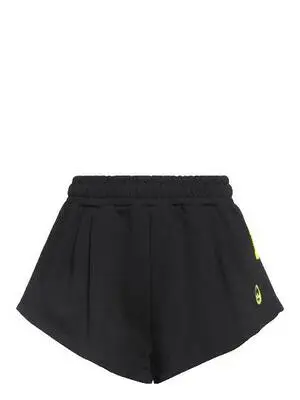 BARROW BARROW Cotton French Terry Shorts With High Waist And Drawstring Black