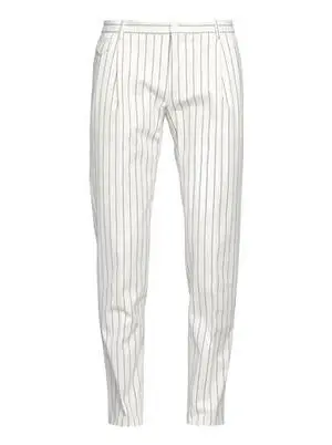 Dolce & Gabbana Striped Chino Pants - White