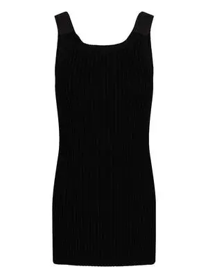 Helmut Lang Ribbed Tank - Black