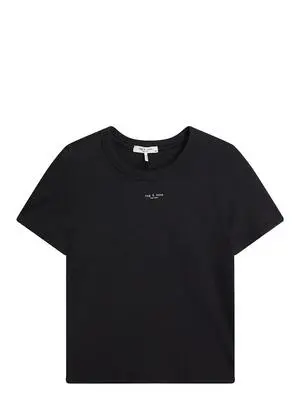 Rag & Bone Rag & Bone Logo-Print Pima Cotton-Jersey T-Shirt Black