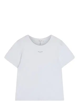 Rag & Bone Logo-print Pima Cotton-jersey T-shirt - White
