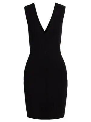 Rick Owens Stretch-knit Mini Dress - Black