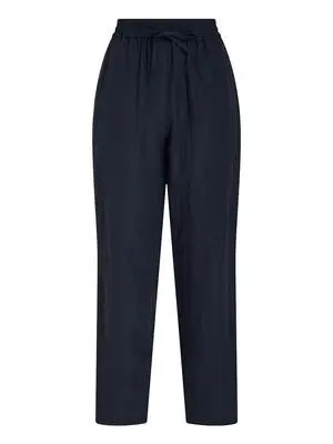3.1 Phillip Lim Tencel-blend Tapered Pants - Navy