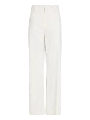 Jacquemus Woven Flared Pants - Ivory