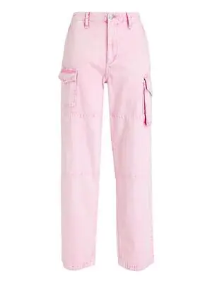 Rag & Bone Nora High-rise Cargo Jeans - Baby Pink