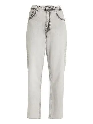 RAG & BONE Rag & Bone Harlow Mid-Rise Straight-Leg Jeans