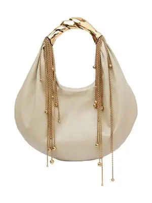 Chloé CHLOÉ Twisted Shell Hobo Bag Beige