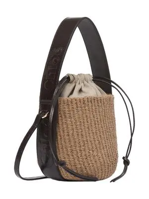 Chloé Chloé Woody Small Basket Bag Brown